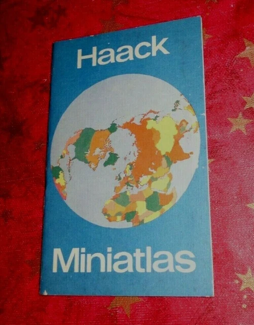 DDR + Miniatlas Mini - Atlas für die Hosentasche 1982 + Haack EUR 7,99 ...