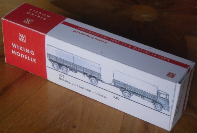 SCATOLA VUOTA PER carrello a pianale Wiking Büssing Lu con supporto a ...