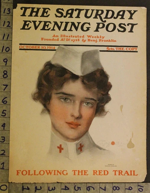 1914 PENRHYN STANLAWS Nurse Medical Red Cross Doctor Military Wwi Cover ...