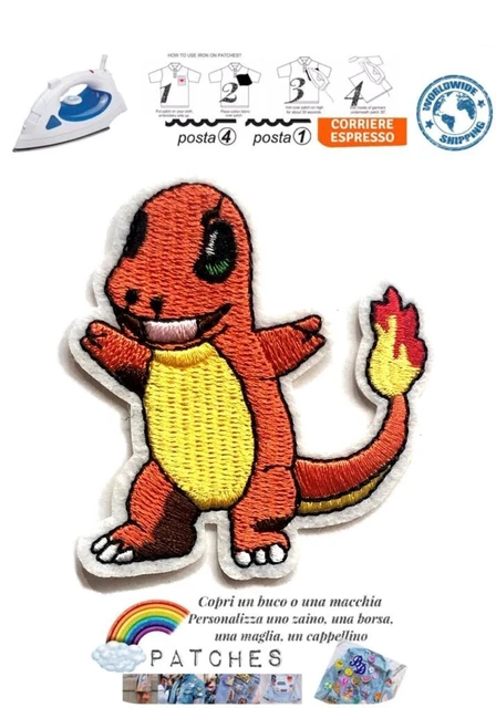 CHARMANDER PATCH POKÉMON toppa termoadesiva catch'emall parche monster ...