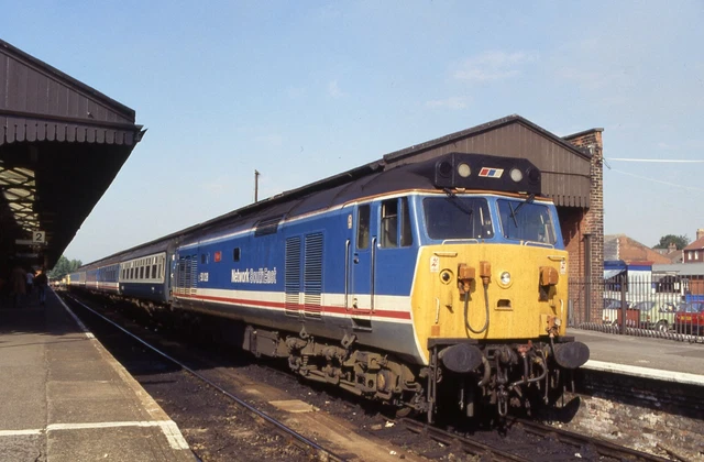 TRANSPORT TOPICS 6& x 4" RAILWAY PHOTO CLASS 50 50028 SALISBURY 5-9 ...