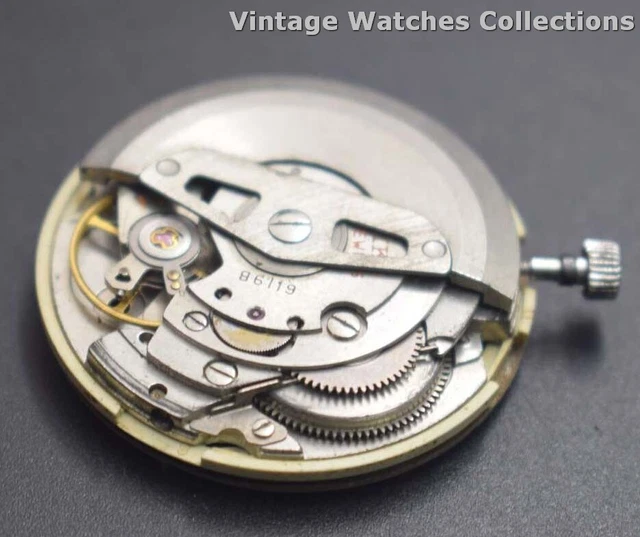 SEIKO 6119 AUTOMATIC Non Working Watch Movement For Parts/Repair Work O ...