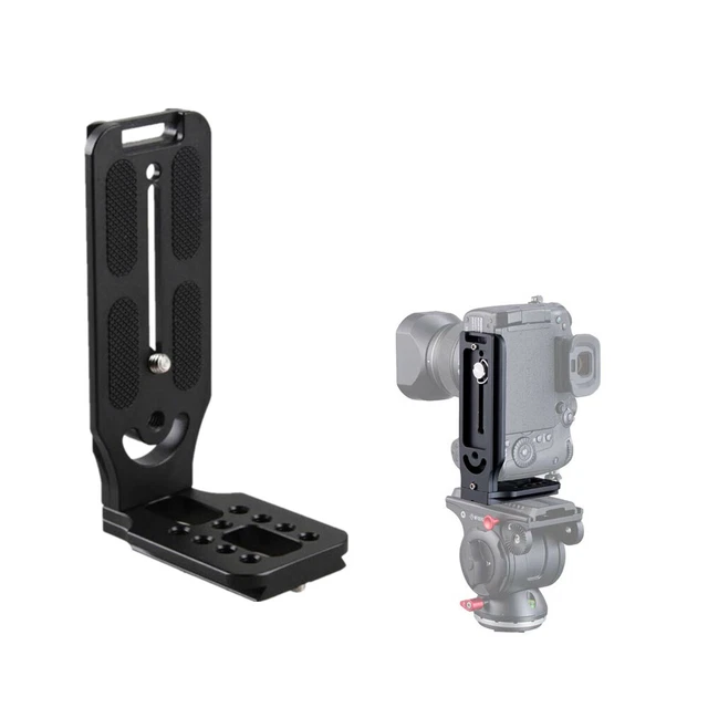 CAMERA L BRACKET Vertical Horizontal Switching Tripod Head Quick ...