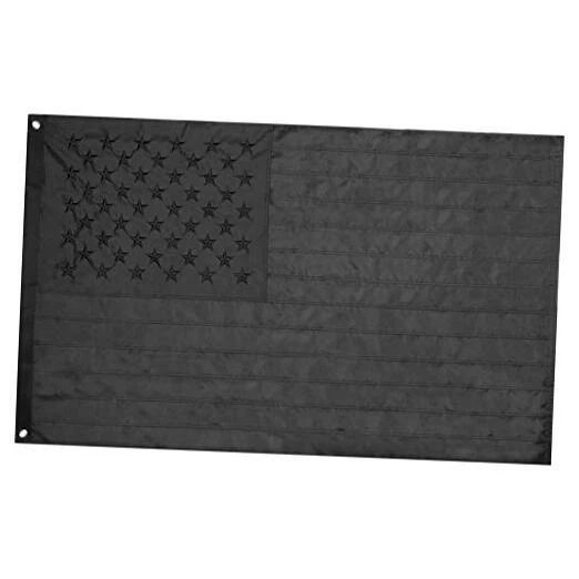 ALL BLACK AMERICAN Flag 3x5 ft Blacked 3x5ft Black American Flag w ...