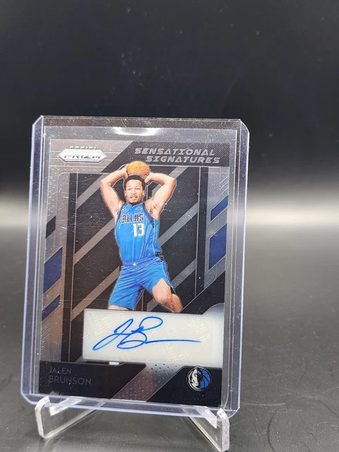 2018-19 PANINI PRIZM Sensational Signatures Jalen Brunson RC Auto ...