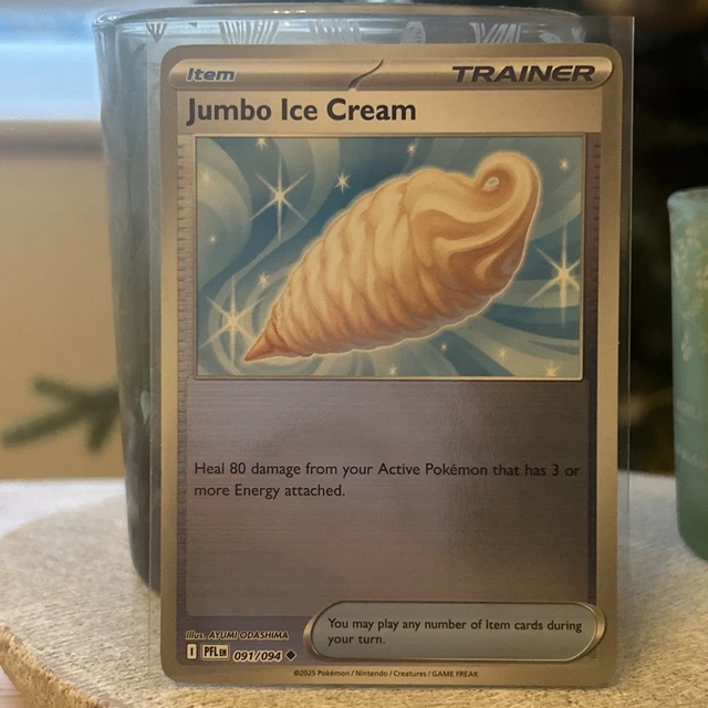 POKÉMON PHANTASMAL FLAMES Jumbo Ice Cream 091/094 Reverse Holo £1.28 ...