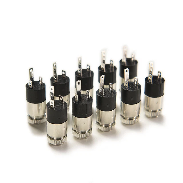 10PCS PJ-392 3 Pin 3.5mm Stereo Headphone Audio Video Jack Socket Plug ...