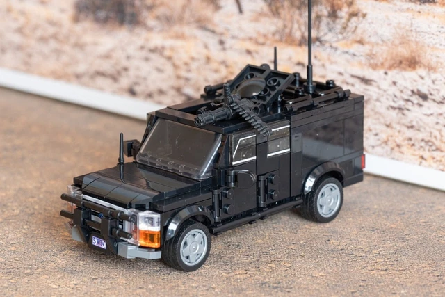 US SECRET SERVICE SUV High Value Asset Protection Vehicle tank car moc ...