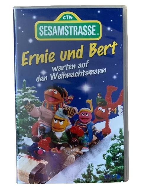 SESAMSTRASSE VHS WEIHNACHTSFILM Ernie Bert Elmo Grover ab 4 Jahre EUR 4 ...