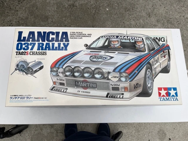 TAMIYA 1/10 RC Lancia 037 Rally TA02S Electric Assembled Racing Car Kit ...