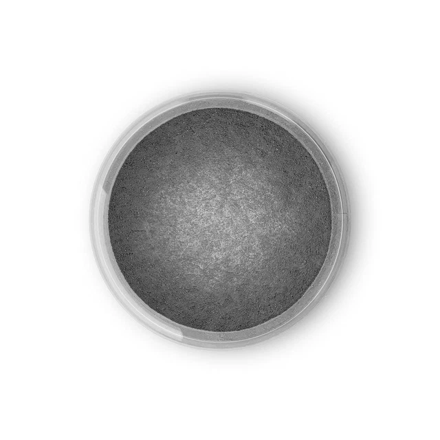 EDIBLE FOOD COLOURING Sparkling Dark Silver SuPearl Shine Lustre Dust 3 ...