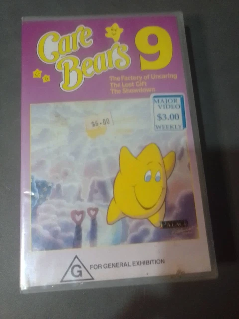 CARE BEARS 9 VHS Tape. Vintage Cartoon. 3 episodes $25.00 - PicClick AU