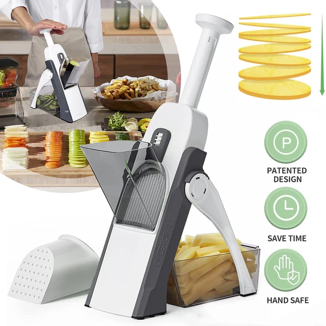VEGETABLE SLICER VEGETABLE Chopper-Julienne Dicer Potato Slicer ...