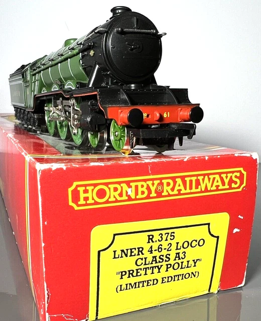 HORNBY A3 CLASS 4-6-2 Pretty Polly LNER Green 61 R375 Mint Unused Ltd ...