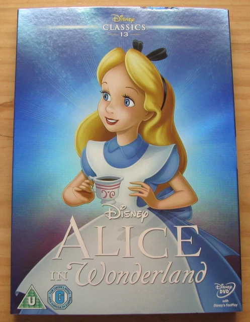 ALICE IN WONDERLAND Disney Classic DVD Limited Edition O-ring case £3. ...