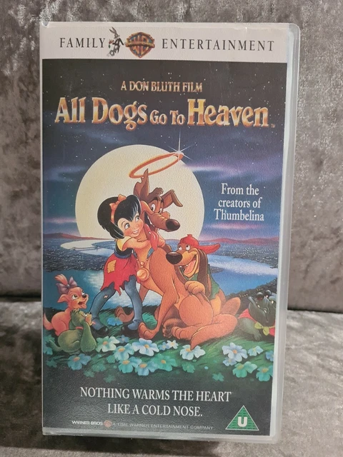 ALL DOGS GO To Heaven VHS Video Cassette Tape Rated U Warner Brothers £0.99 - PicClick UK