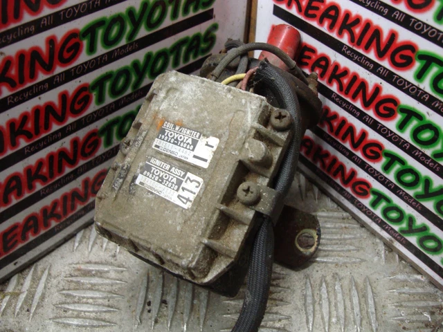 TOYOTA MR2 MK1 ENGINE IGNITION COIL AND IGNITER. 4AGE TWIN CAM. AW11 ...