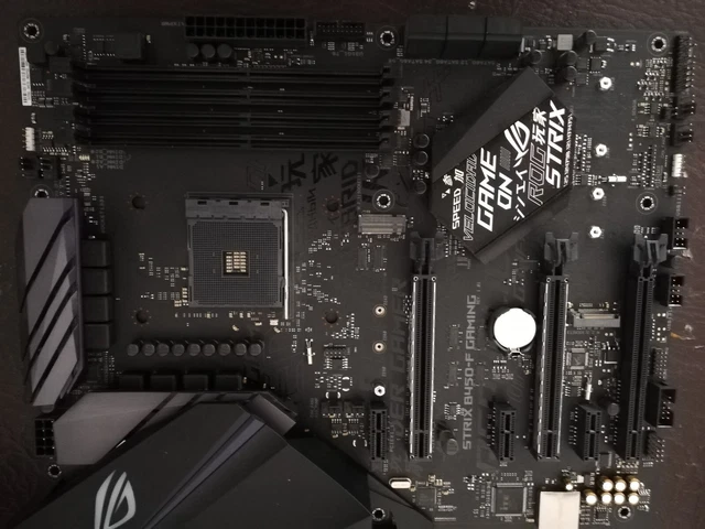 ASUS ROG STRIX B450-f ATX AM4 AMD Gaming Motherboard M2 PCI-E Crossflex ...