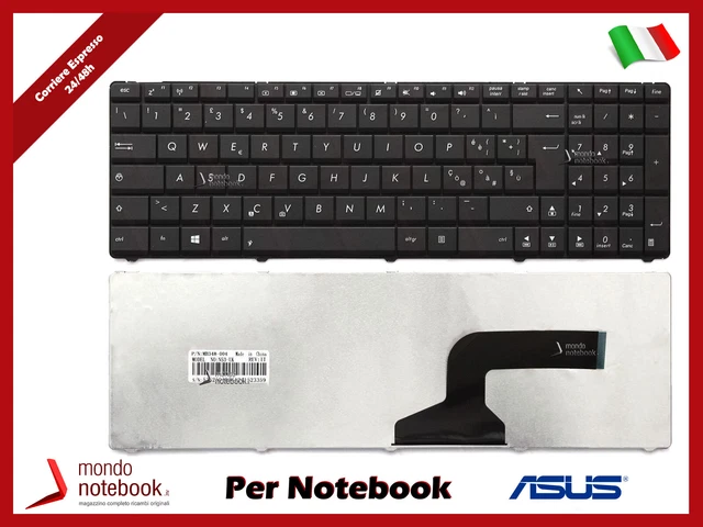 TECLADO KEYBOARD ITALIANA ASUS P/N aenj2i00210 (Negra) EUR 19,12 ...