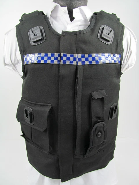 EX POLICE COONEEN Hawk Body Armour Stab Spike & Bullet Proof Vest ...
