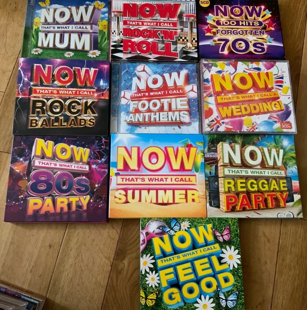 NOW THATS WHAT I Call Music CD Bundle Job Lot football rock mum wedding ...