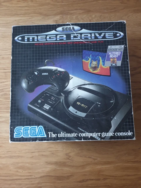 CONSOLE SEGA MEGA Drive En Boîte Pack Jeux Altered Beats. Complet Sans ...