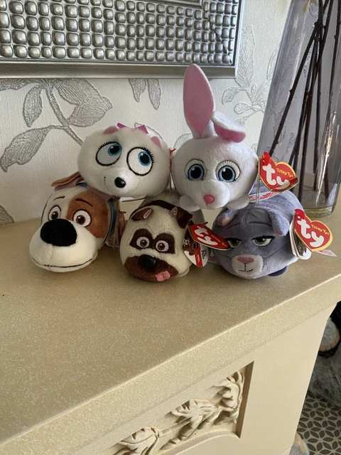 THE SECRET LIFE OF PETS TY BEANIE TEENY TYS x 5 Soft Plush Toys Bundle ...