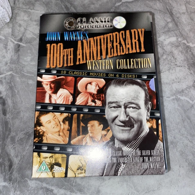 JOHN WAYNE 100TH anniversary western collection dvd box set 18 classic ...