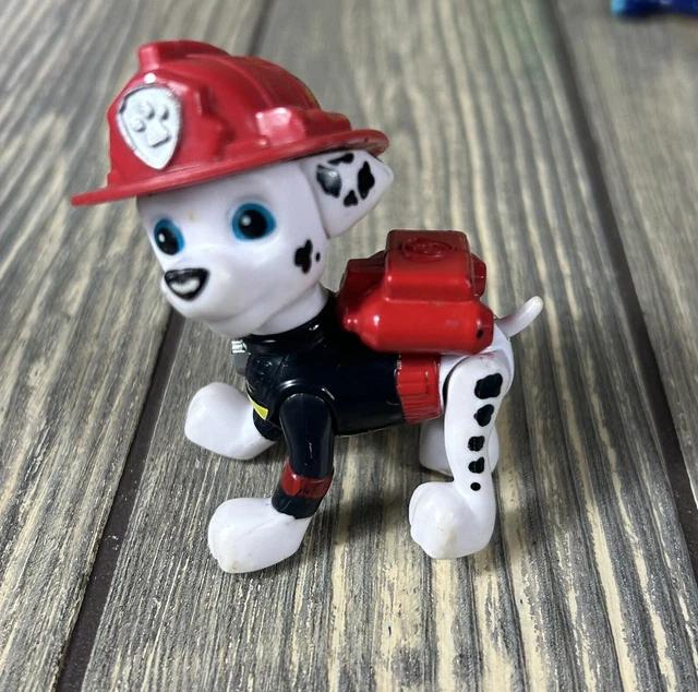 PAW PATROL MARSHALL Dalmatian Dog 2.5'' Action Figure Marshall Fire Dog ...