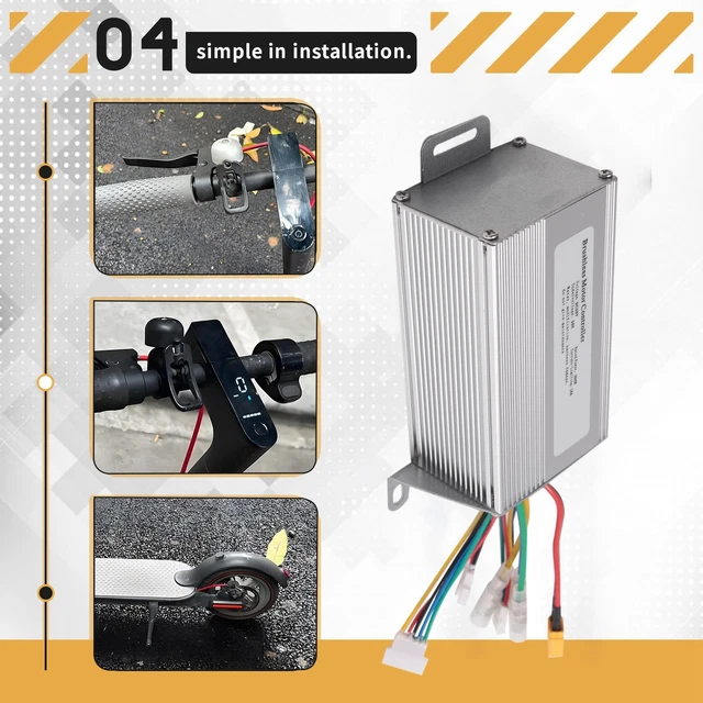 ELECTRIC SCOOTER CONTROLLER Board with Bluetooth Meter+Light ...