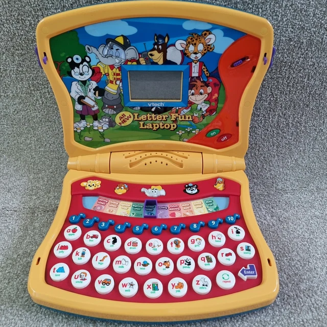 VTECH TALKING LETTER Fun Laptop Educational Children's Kids Alphabet ...