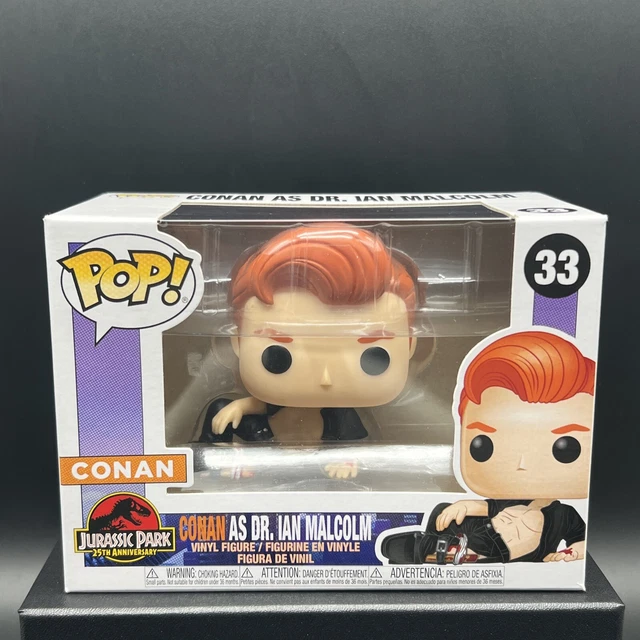 CONAN AS DR. Ian Malcolm 33 Jurassic Park 25th TBS Funko POP! #C £33.06 ...