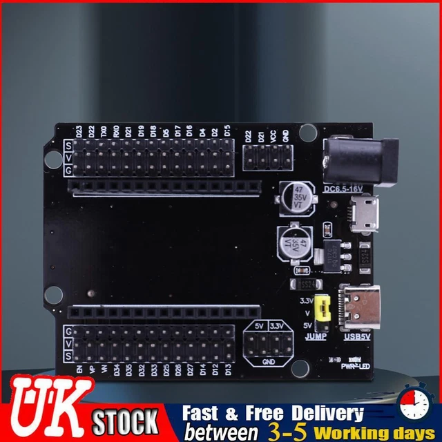 UK ESP32 EXPANSION Board Dual-core CPU ESP32 30P Power Module Low Power ...