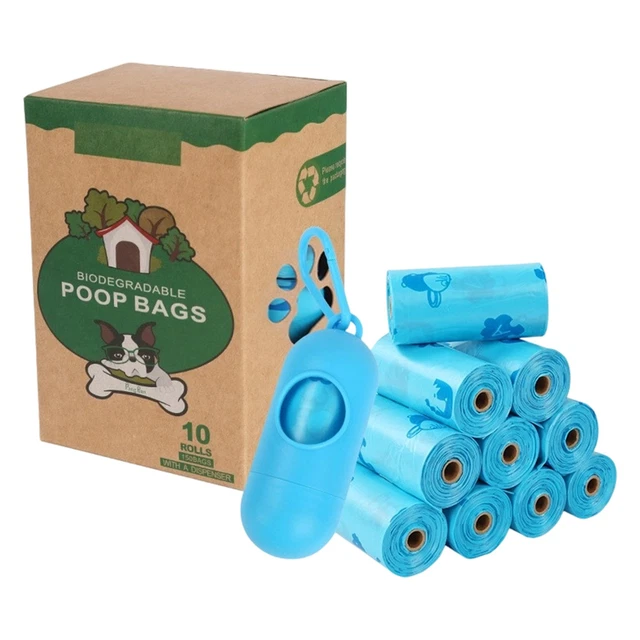 BIODEGRADABLES DOG PET Poop Bags Rolls Extra Thick Leak Proof Waste ...