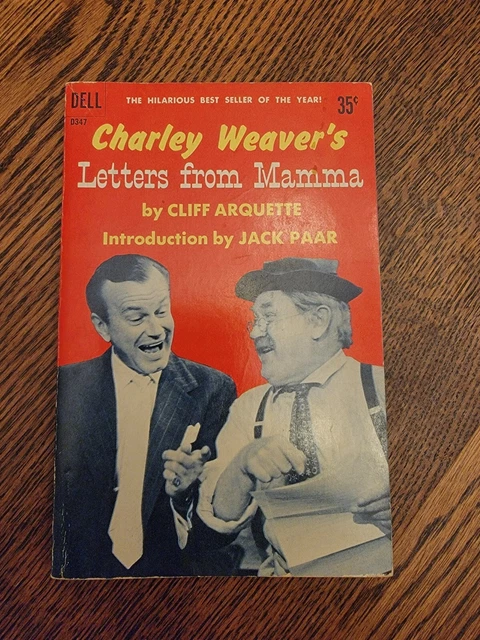 VINTAGE 1960 CHARLEY Weaver's Letters From Mamma by Cliff Arquette ...