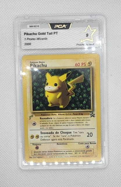 CARTE POKÉMON PIKACHU - BLACK STAR Wizard Promo n° 1 EN (1999) - PCA 9 ...