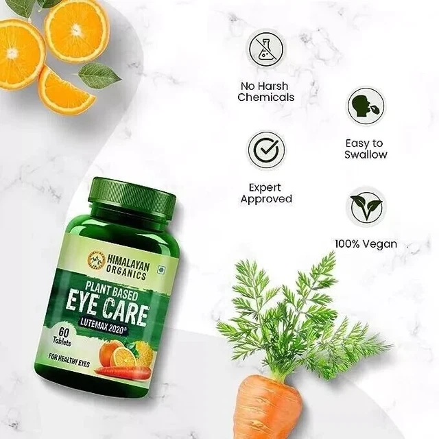 HIMALAYAN ORGANICS PLANT Based Eye Care Supplement to Improve Vision ...