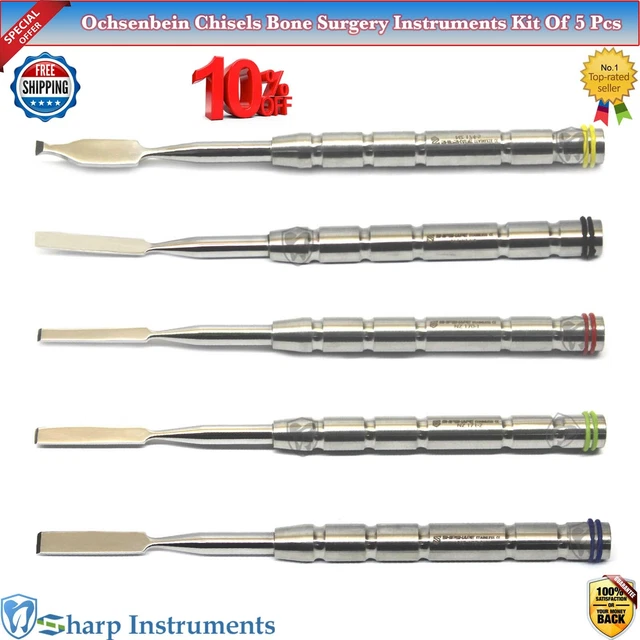 OCHSENBEIN CHISELS RESHAPING Bone Splitting Implant Periodontal Chisels ...