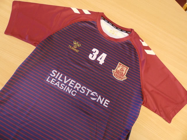 NORTHAMPTON TOWN FC | 34 | LIAM CROSS | T-SHIRT RISCALDAMENTO 2022-2023 ...