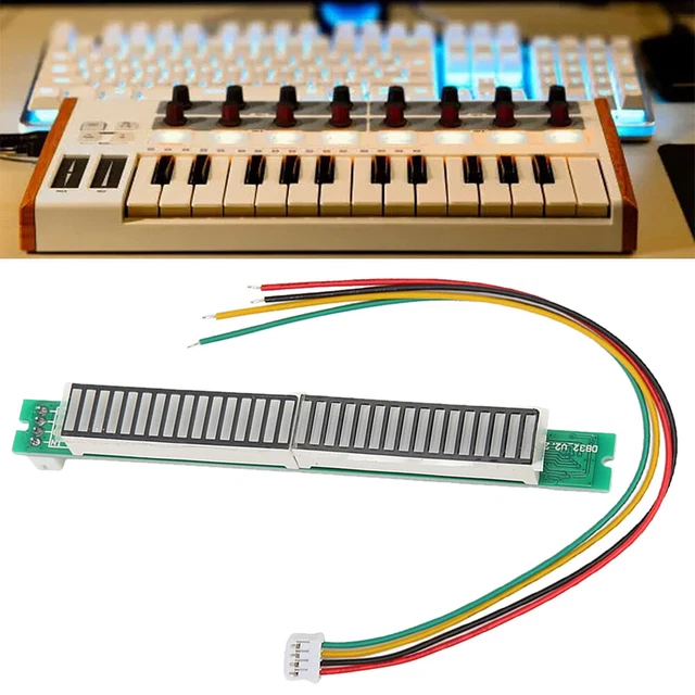 MONO 32-BIT DUAL Mode Audio Display Visualizer RGB Sound Reactive LED ...