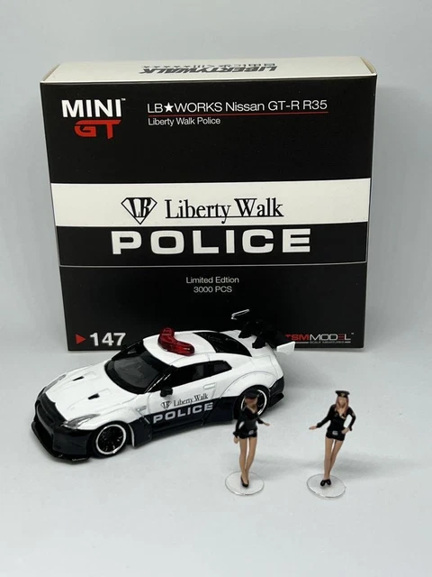 MINI GT LB Works Nissan Gt-R R35 Police EUR 301,52 - PicClick FR
