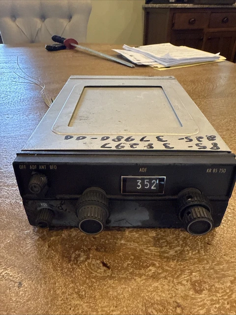 KING RADIO CORP KR85 TSO ADF RECEIVER P/N 066-1023-00 With Tray And ...