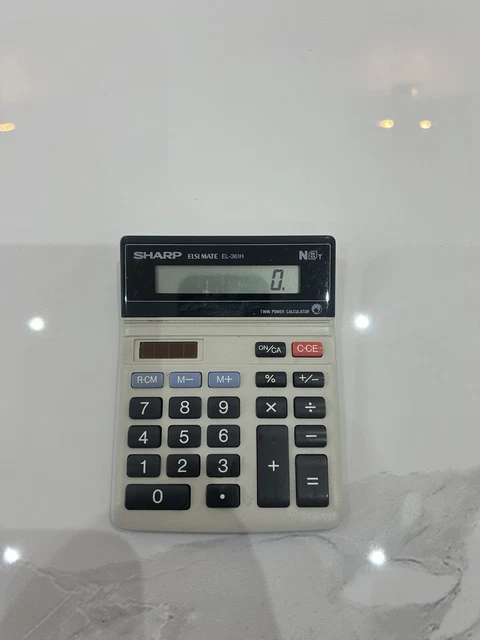 RETRO VINTAGE SHARP Elsi Mate El361h calculator £10.07 - PicClick UK