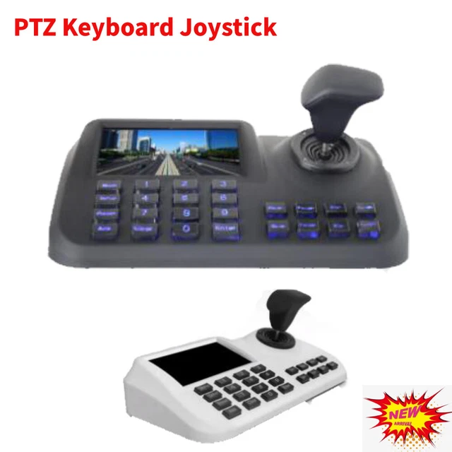 3D CCTV IP PTZ Joystick Controller Tastatur mit 5”LCD Bildschirm für ...