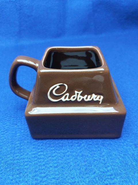ORIGINAL VINTAGE CADBURYS Hot Chocolate Square Chunky Mug VGC £4.99 ...