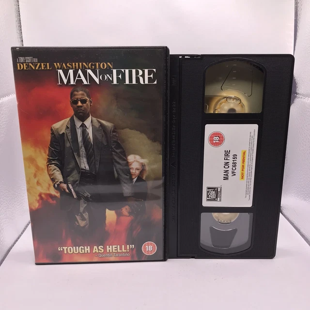 MAN ON FIRE - Vhs Video £4.49 - PicClick UK