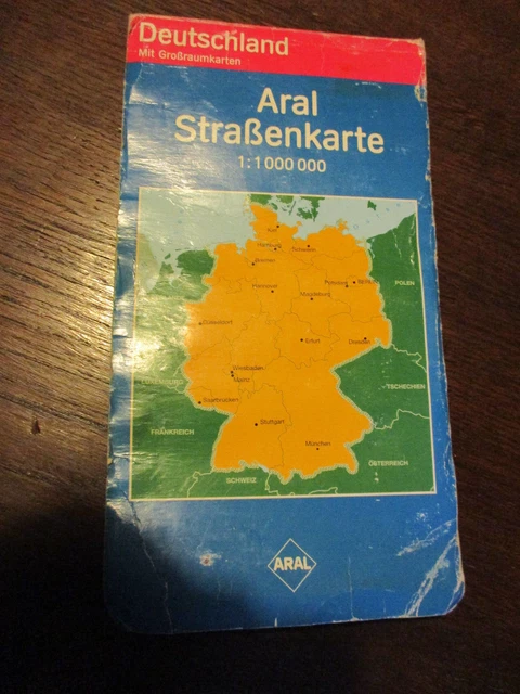 ARAL STRASSENKARTE LANDKARTE EUR 1,00 - PicClick DE