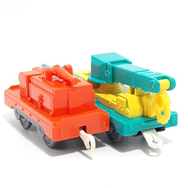 CRANE CHUGGINGTON & Fire Sprinkler Bogie Plarail Trackmaster Train ...