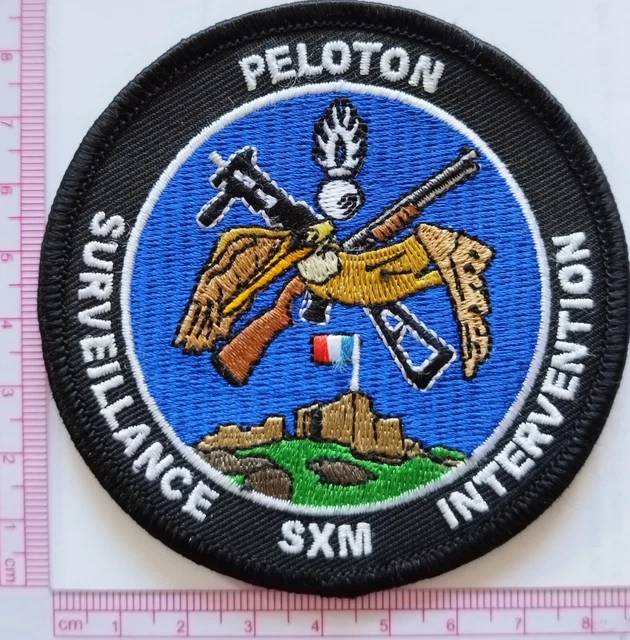 ECUSSON POLICE GENDARMERIE Patch Saint Martin Sxm 978 Psi Marigot Fort ...