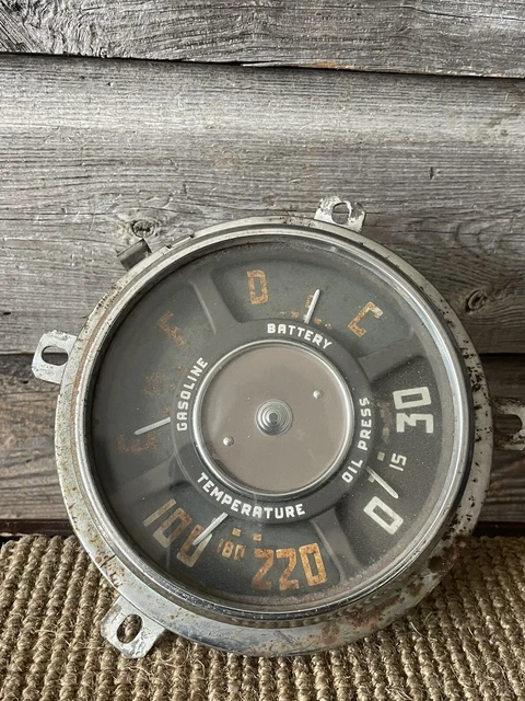 VINTAGE OEM 1947-1953 GMC Truck Gauge Cluster Flint Michigan $50.00 - PicClick CA